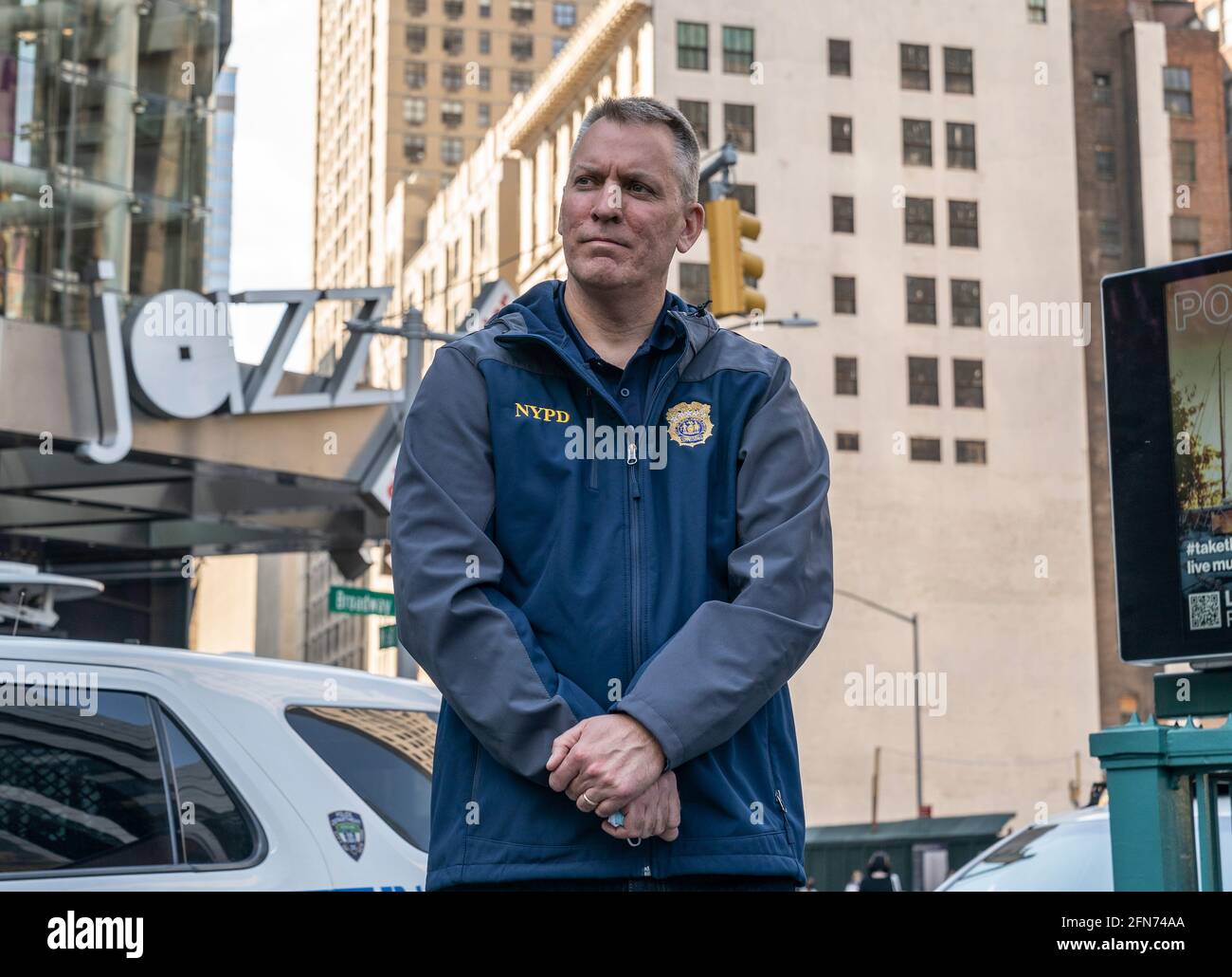 New York, NY - May 14, 2021: Police Commissioner Dermot Shea attends ...