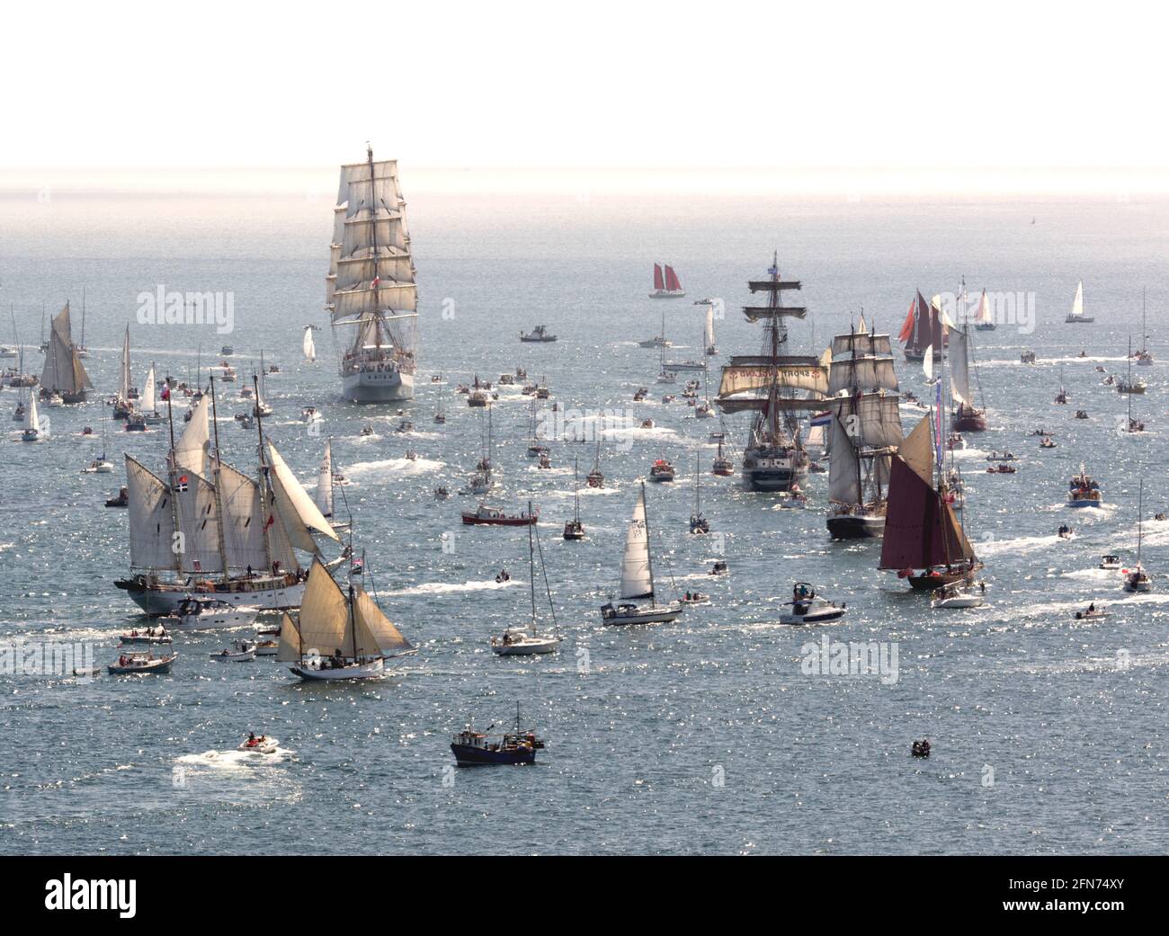 Tall Ships Race Falmouth Cornwall Stock Photo - Alamy