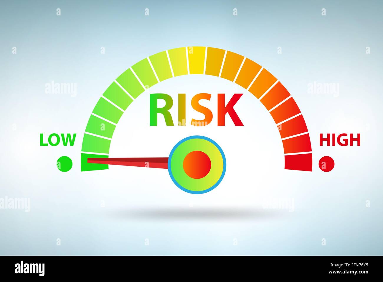 Risk meter in the risk management concept Stock Photo - Alamy