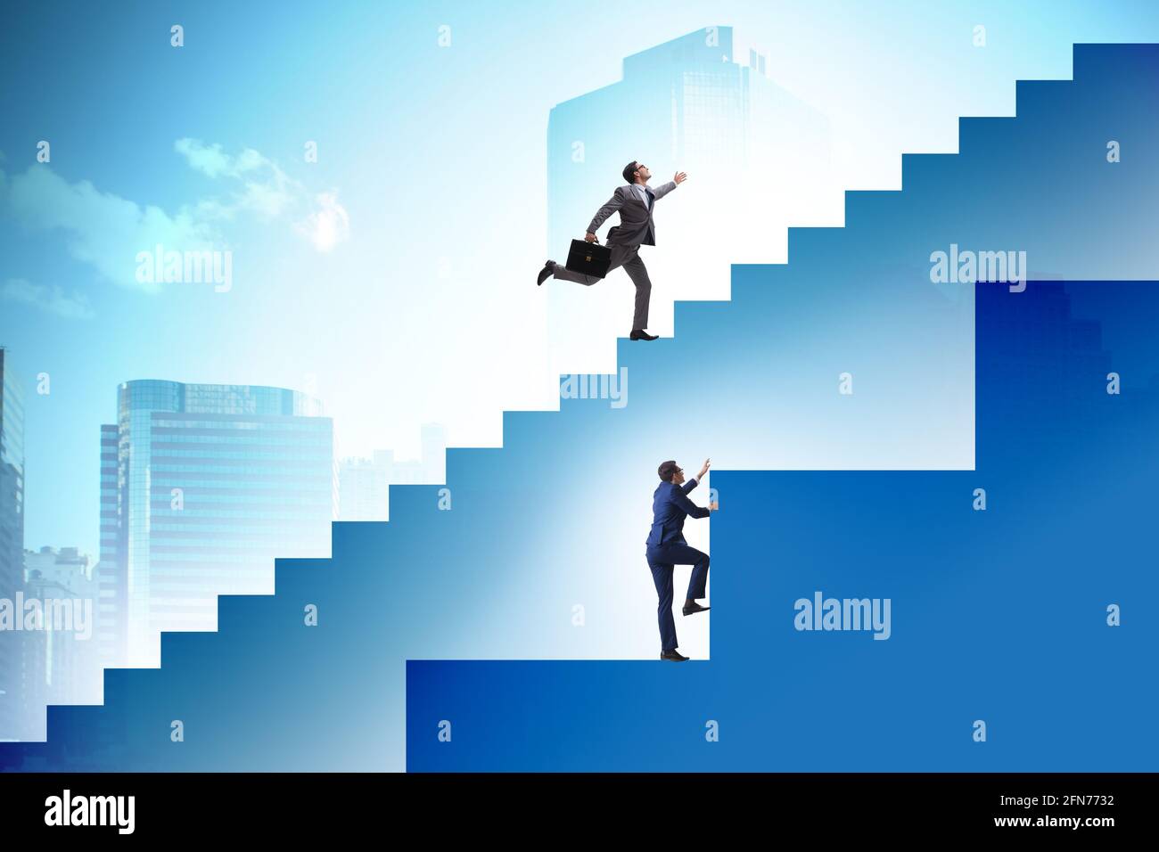 Concept of unfair treatment of the different employees Stock Photo - Alamy