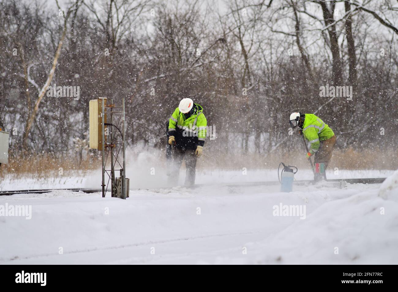 Snow blower train hi-res stock photography and images - Alamy