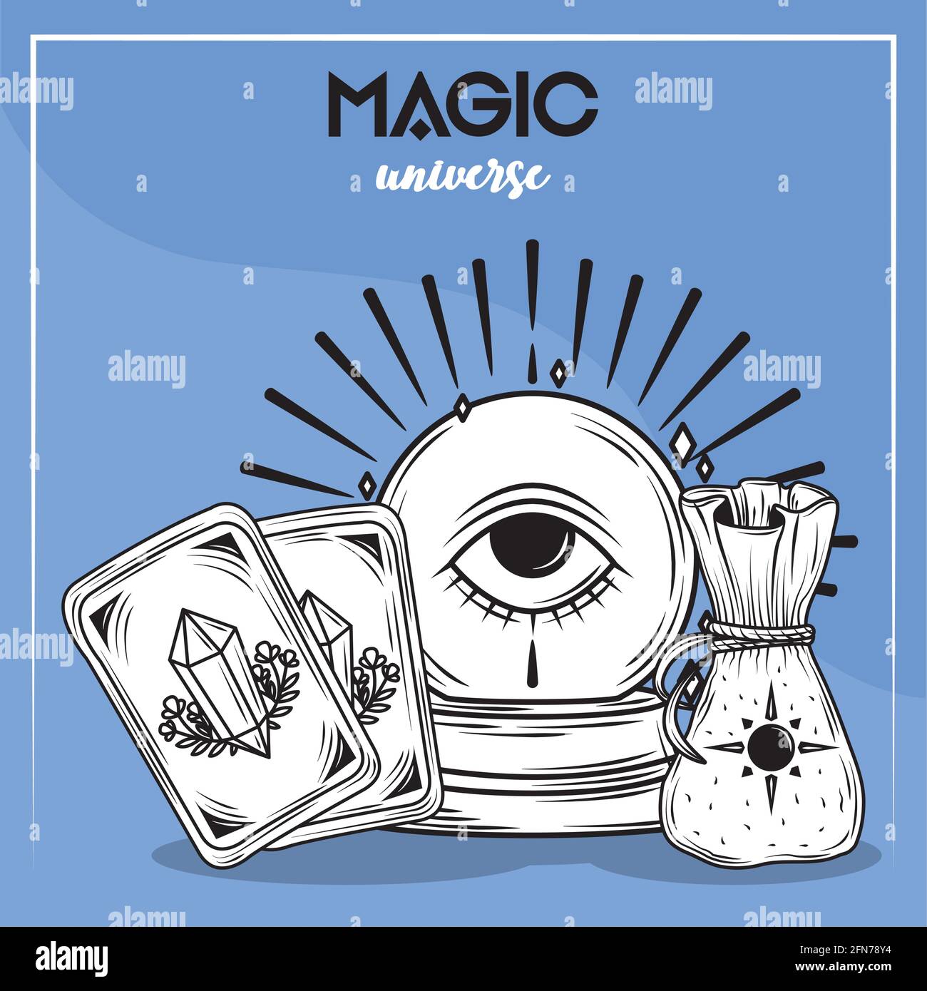 magic universe card Stock Vector Image & Art - Alamy