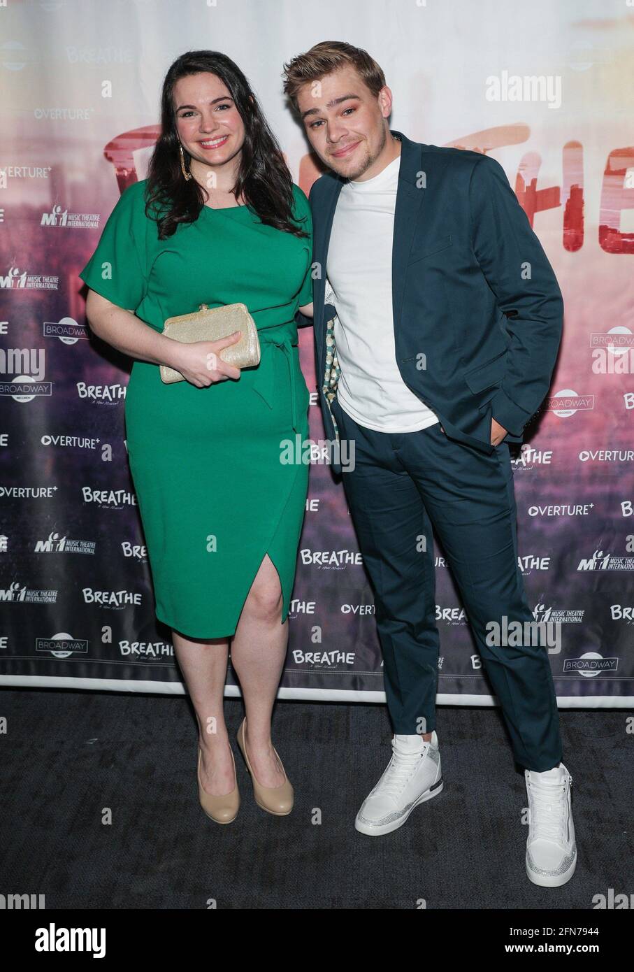 New York, NY, USA. 14th May, 2021. Kate Leonard, Daniel Mertzlufft at arrivals for BREATHE: A ...