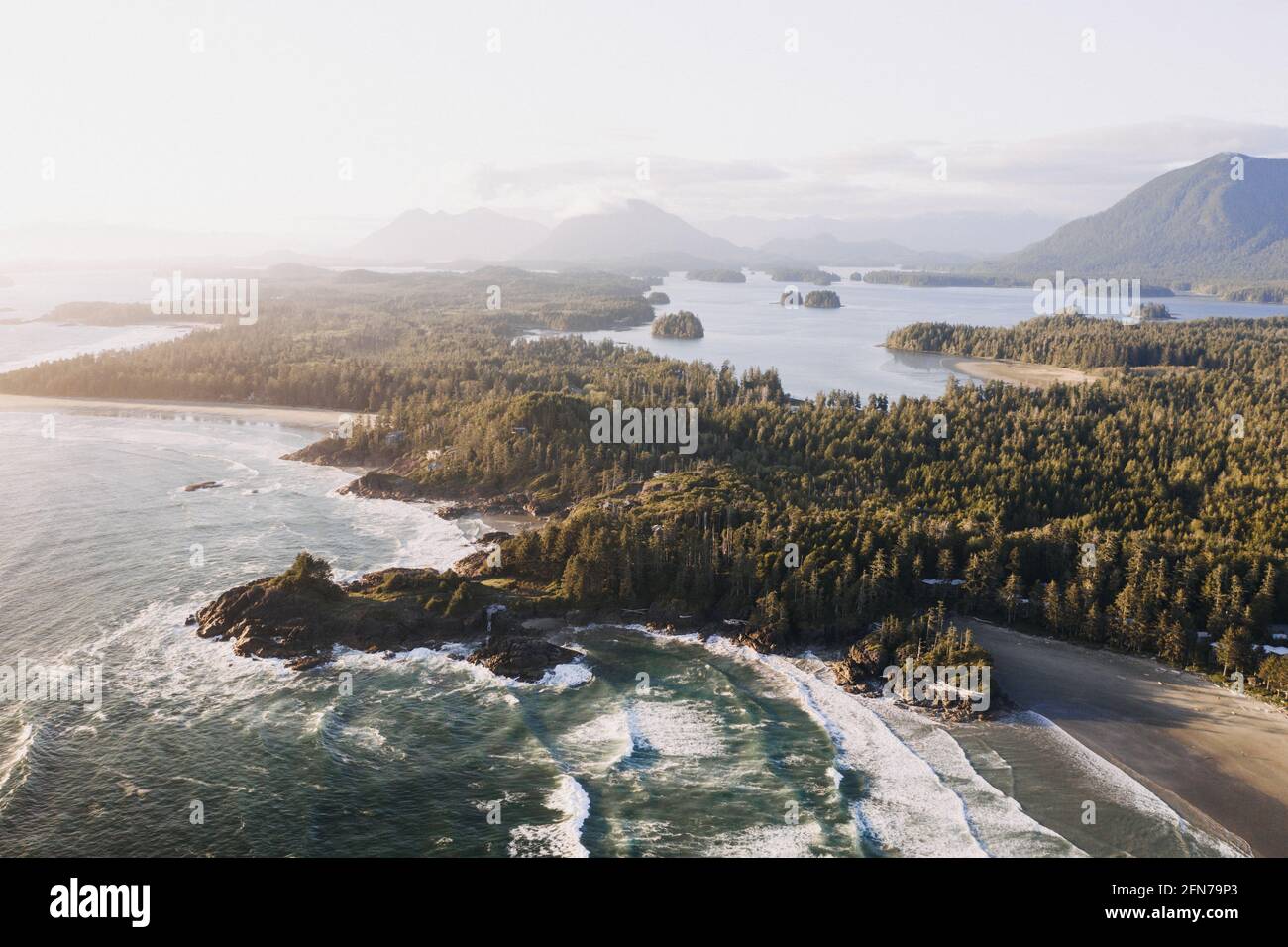 Beautiful scenery of a Pacific Rim National Park Reserve in Bamfield ...