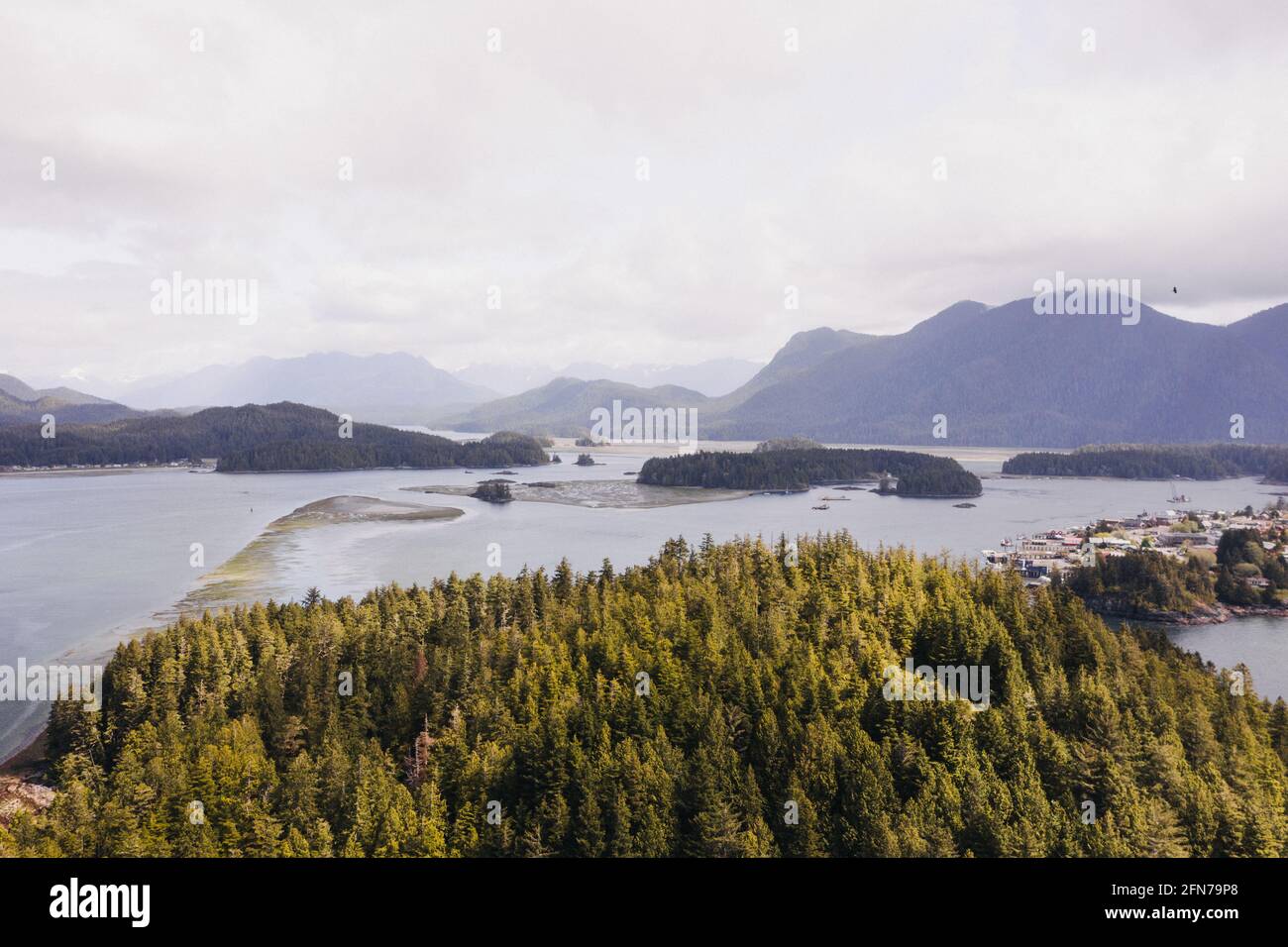 Beautiful scenery of a Pacific Rim National Park Reserve in Bamfield ...