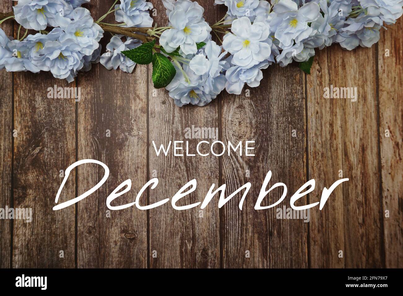 Welcome december hi-res stock photography and images - Alamy
