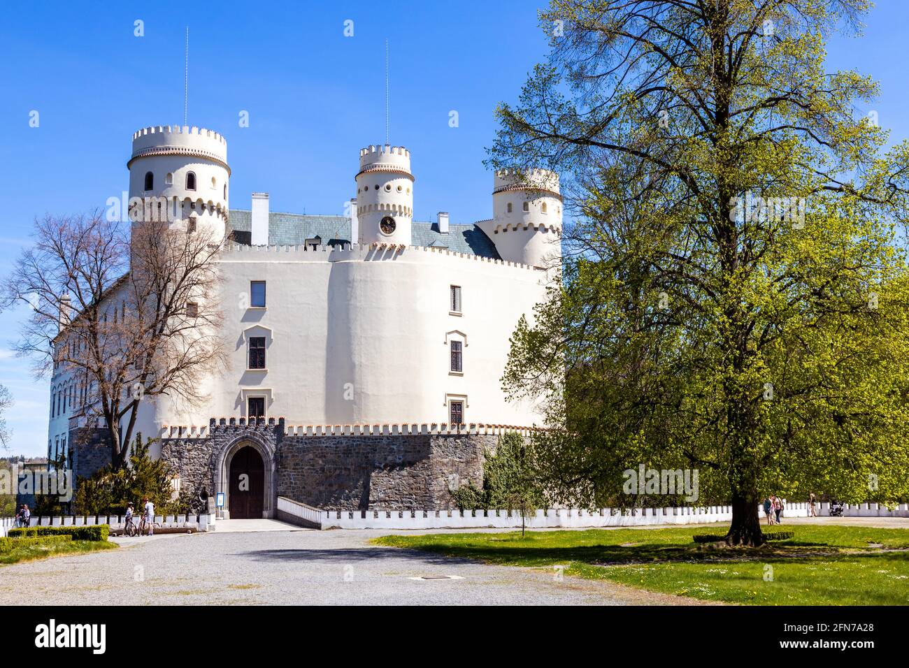 Zamek Orlik nad Vltavou, Orlicka prehrada, Jihocesky kraj, Ceska ...