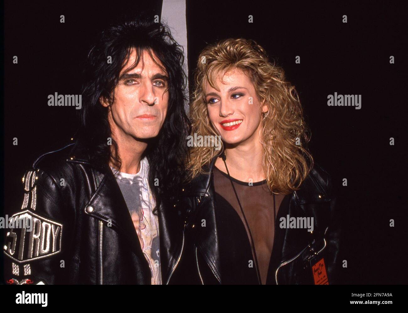 Alice Cooper and Sheryl Cooper during 17th Annual American Music Awards ...