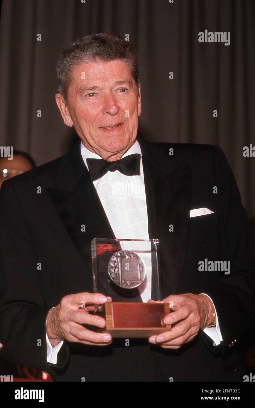 Ronald Reagan May 1990 Credit: Ralph Dominguez/MediaPunch Stock Photo ...