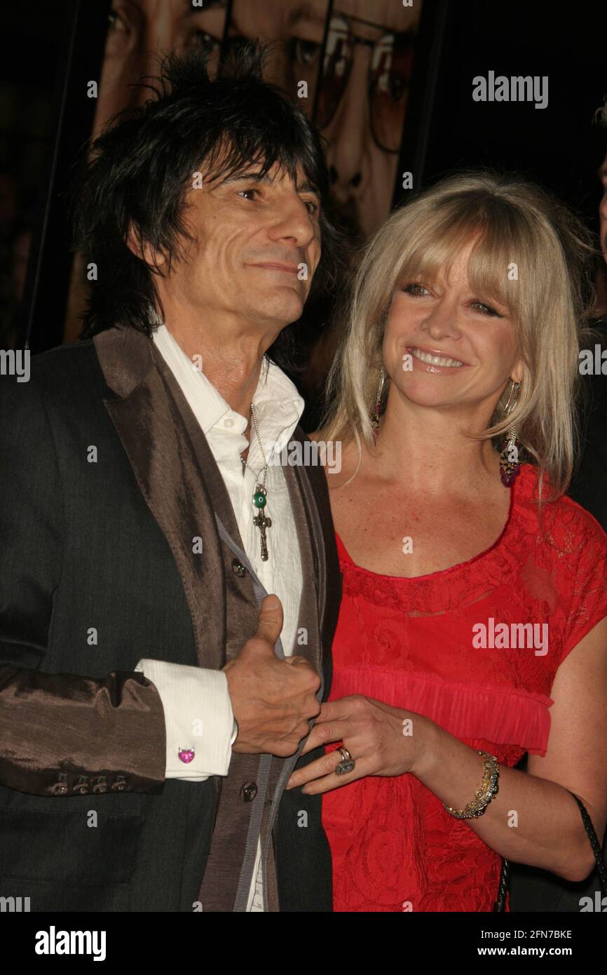 Ron Wood, wife Jo Wood 2006Photo By John Barrett/PHOTOlink /MediaPunch ...