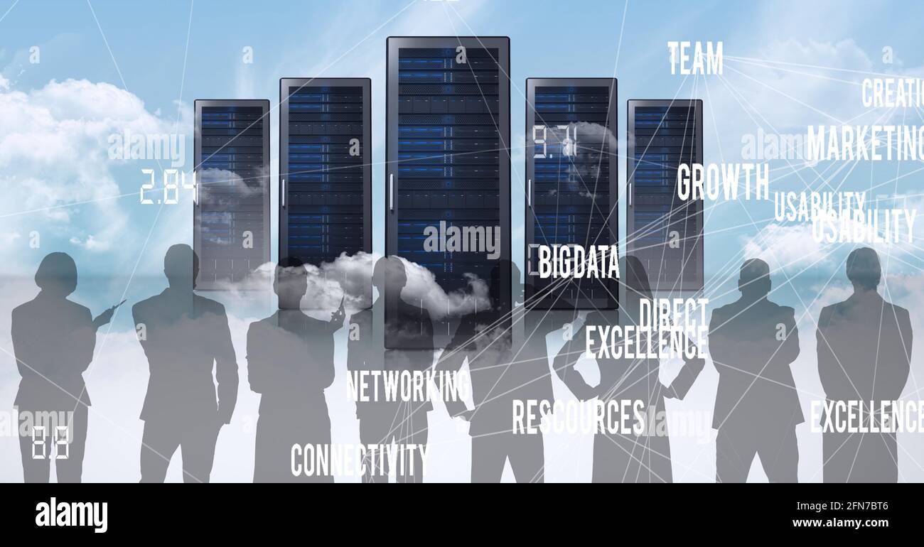 Animation business people silhouettes hi-res stock photography and ...