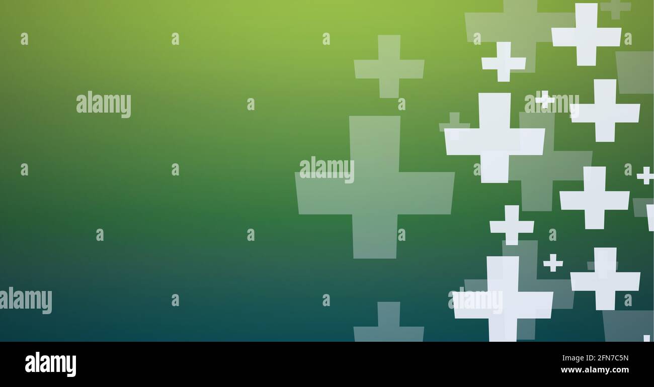 White cross blue background hi-res stock photography and images - Alamy