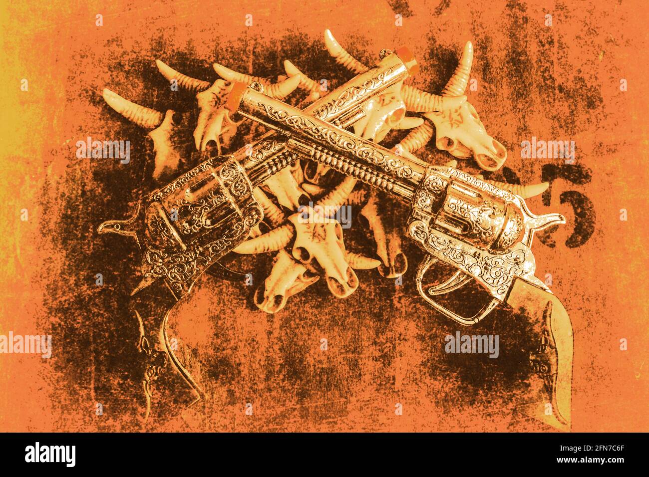 Cowboy With Guns High Resolution Stock Photography and Images - Alamy