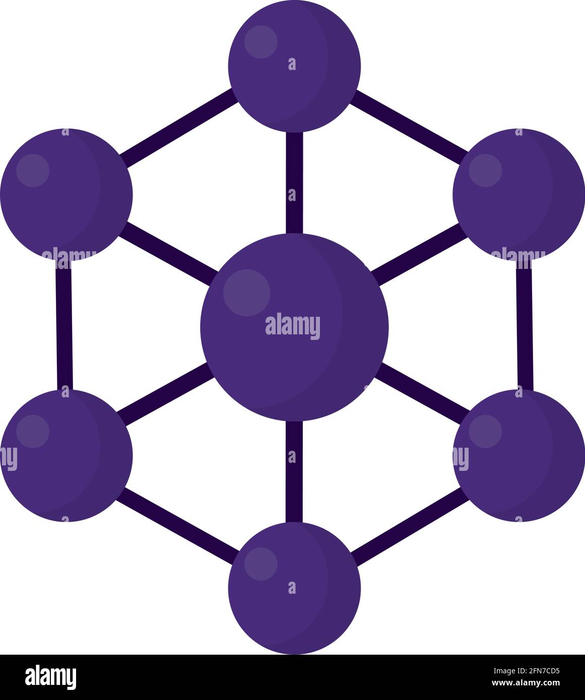 Molecule purple science scientific Stock Vector Images - Alamy
