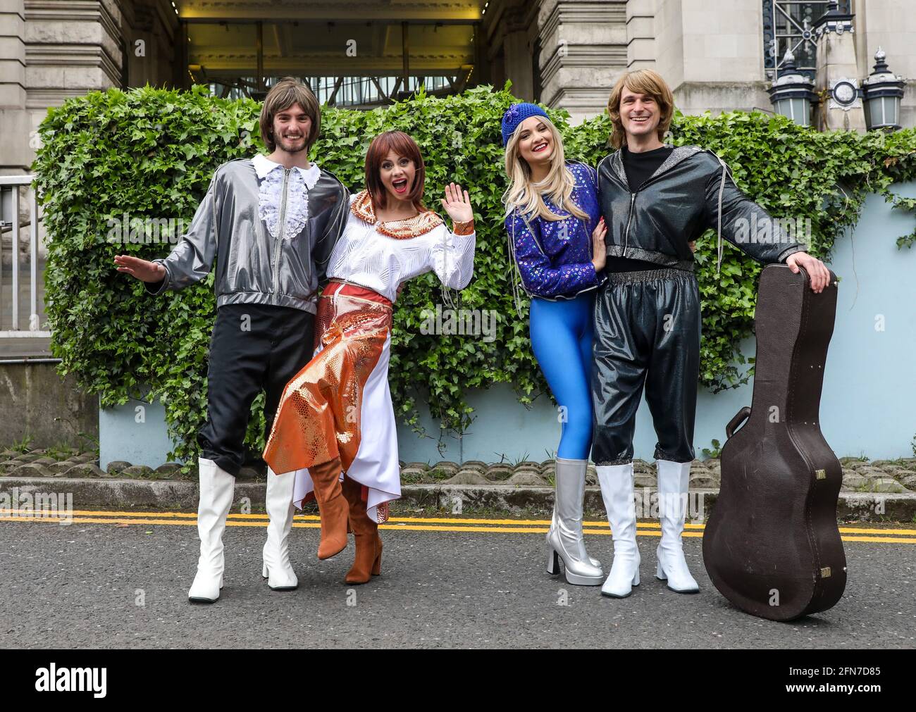 London, UK. 14th May, 2021. (L-R) Loucas Hajiantoni, Jojo Desmond ...