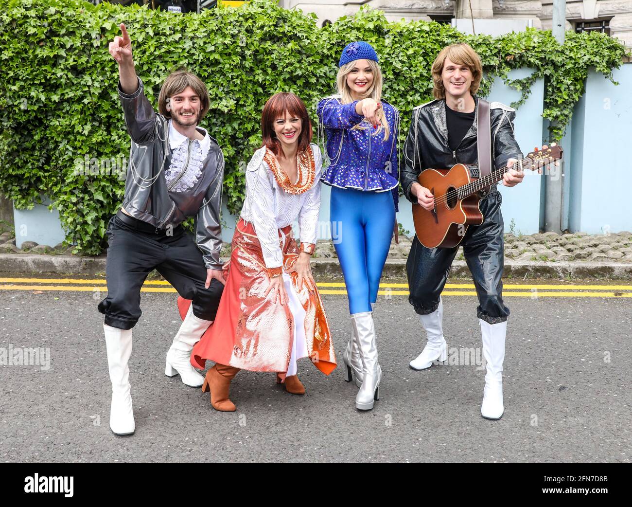 London, UK. 14th May, 2021. (L-R) Loucas Hajiantoni, Jojo Desmond ...