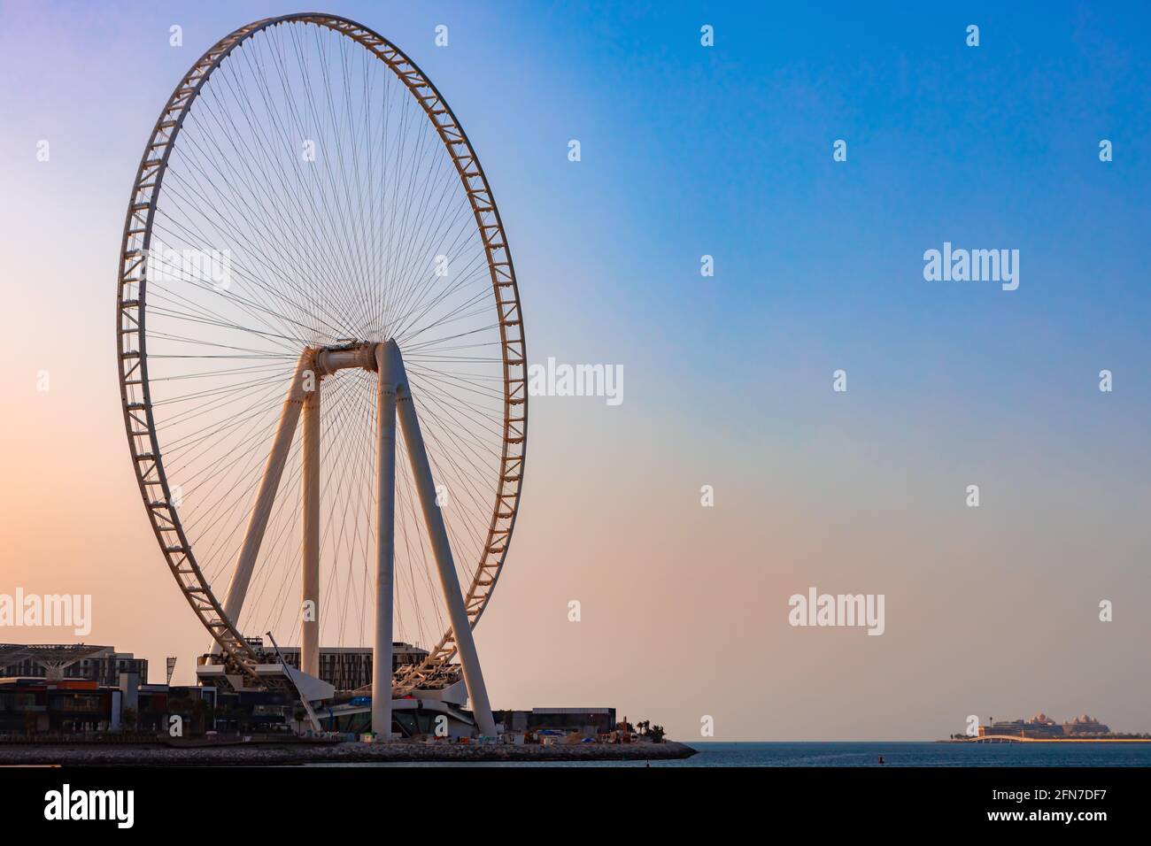 DUBAI, UAE - MARCH, 2020: Land view of the Dubai Eye Stock Photo - Alamy