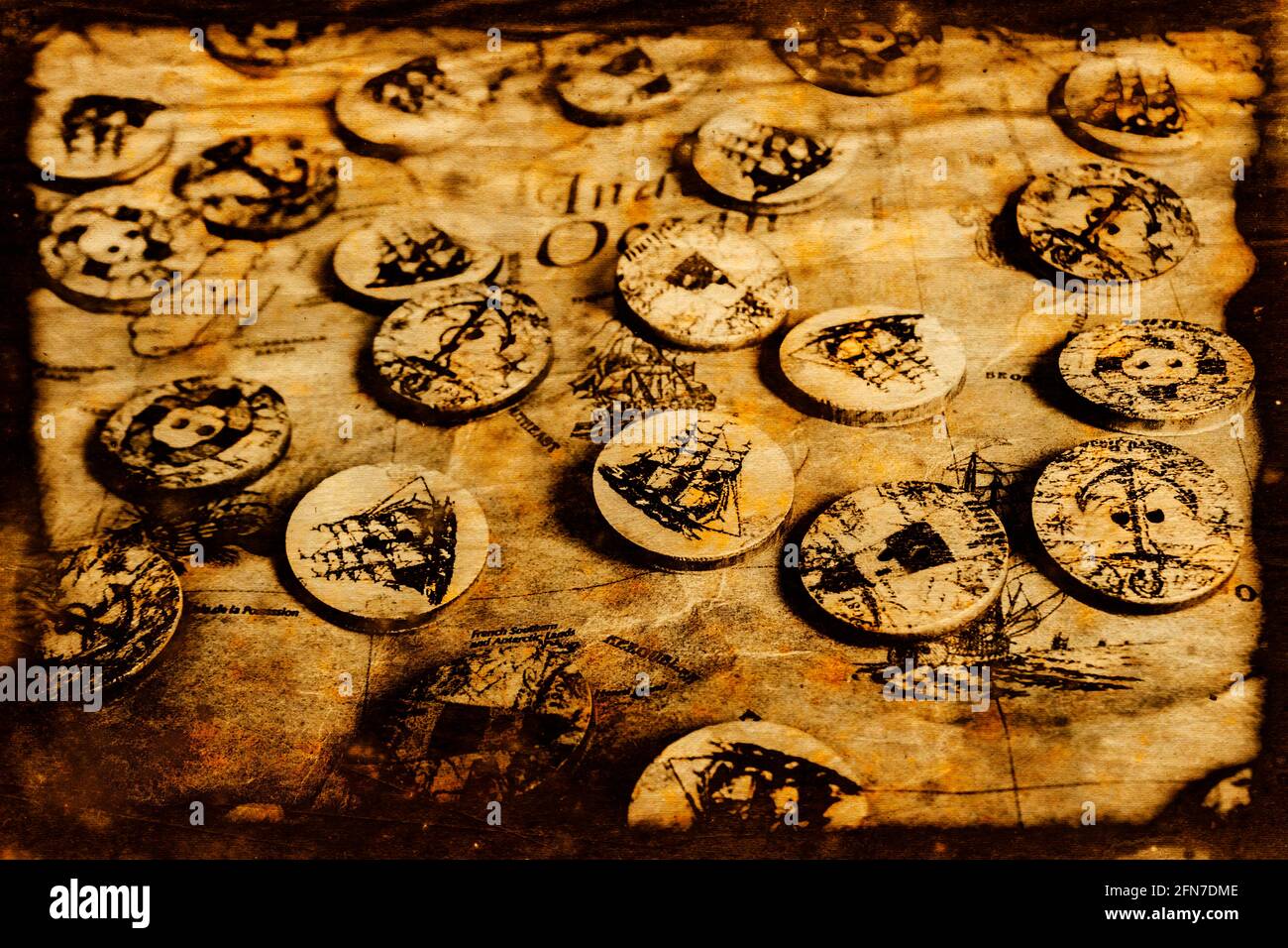 Worn Map High Resolution Stock Photography and Images - Alamy