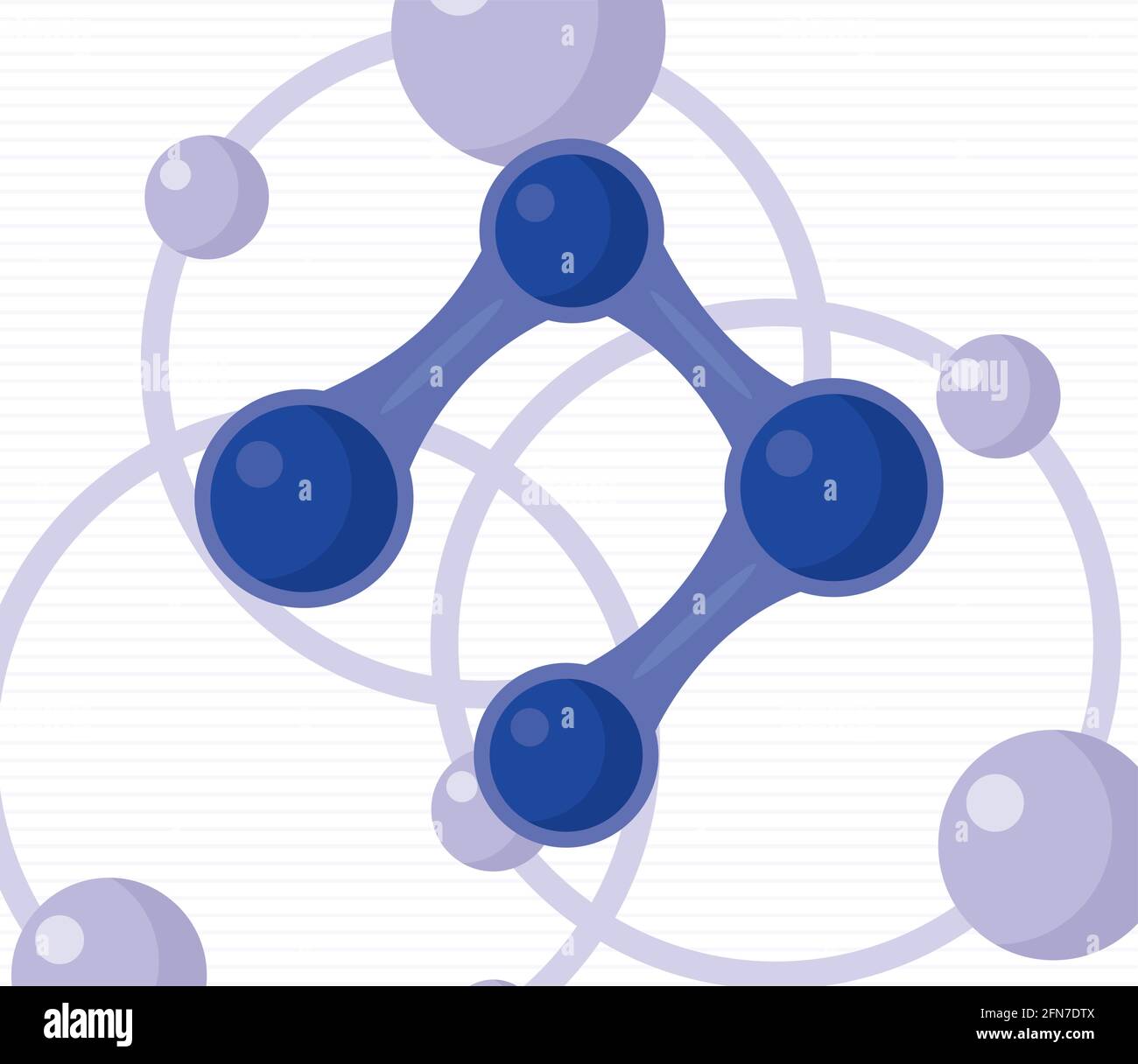 organic blue molecules illustration design Stock Vector Image & Art - Alamy