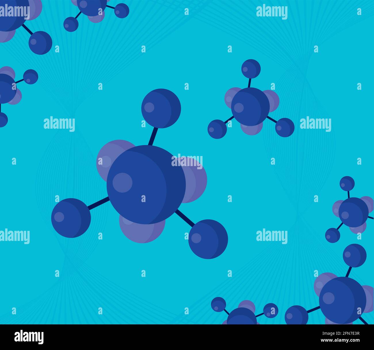 blue carbon molecules illustration design Stock Vector Image & Art - Alamy