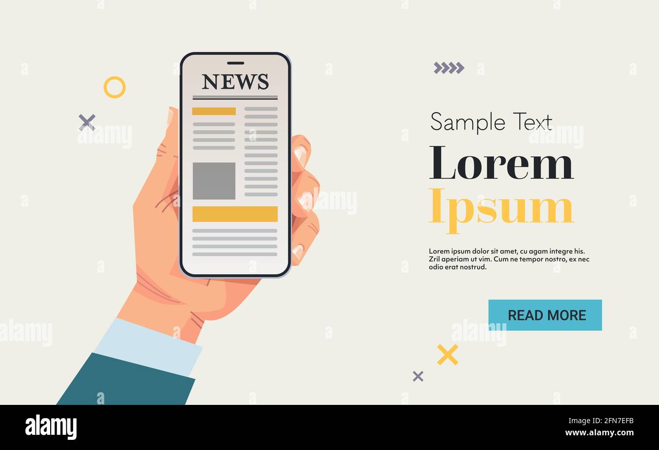 Breaking news cell Stock Vector Images - Alamy