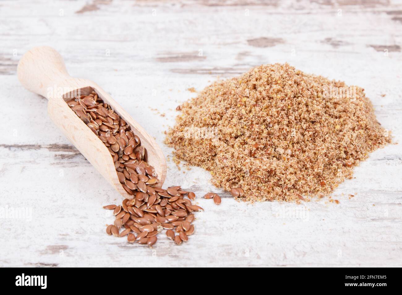 Flaxseed as source natural vitamins, minerals, dietary fiber and acids ...