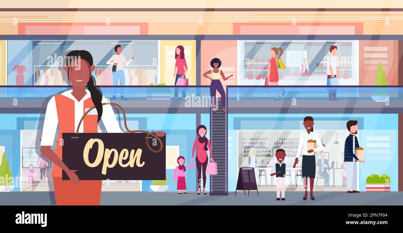 Cartoon open shop sign Stock Vector Images - Alamy