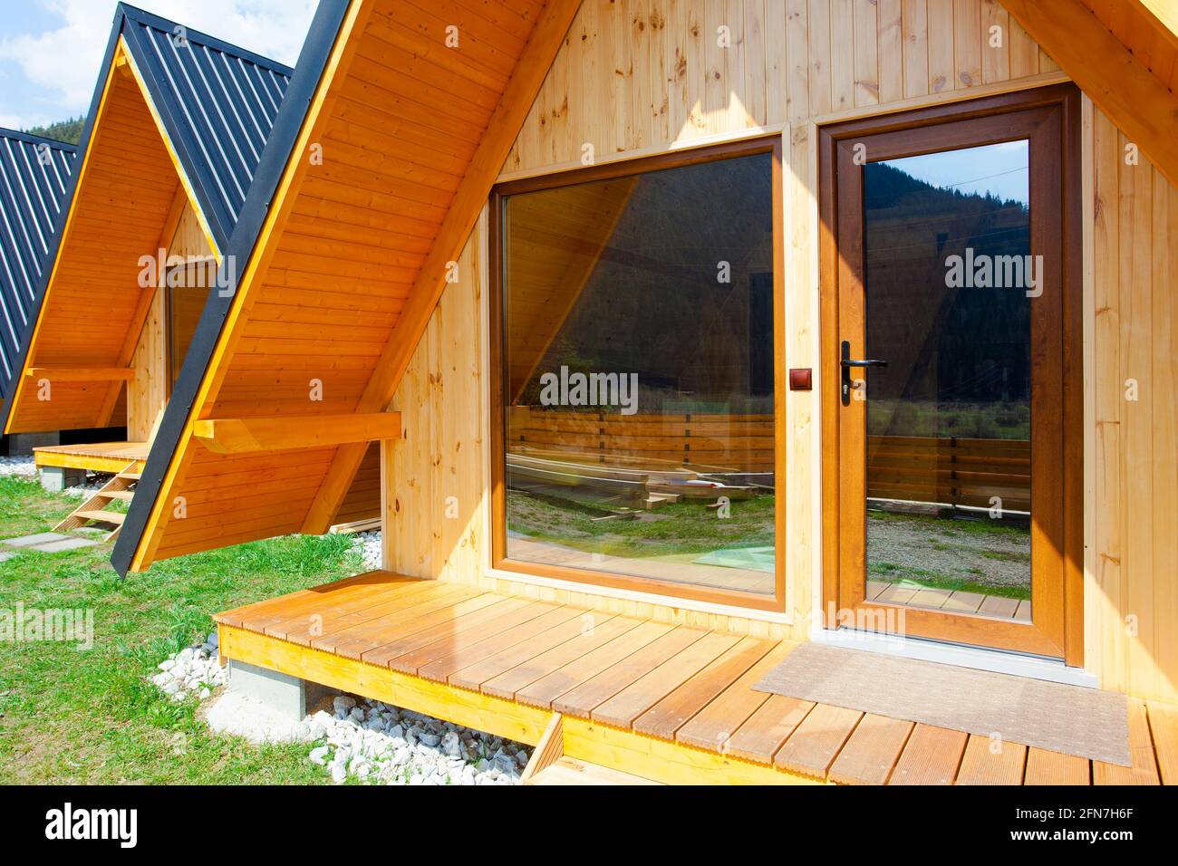 Wooden hut in nature hi-res stock photography and images - Alamy