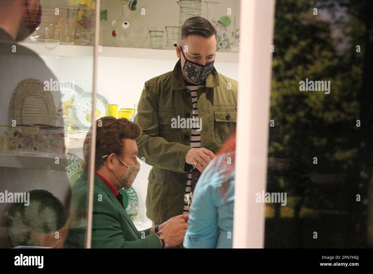 Sir Elton John vacation at Capri (Italy) with husband David Furnish and ...