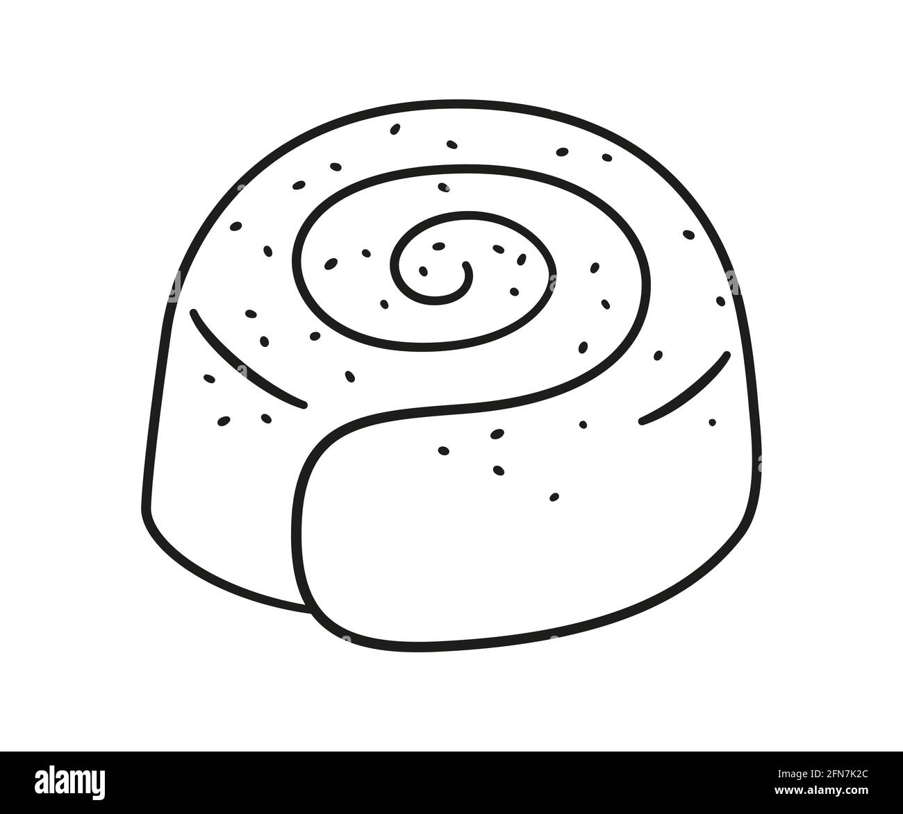 Cinnamon roll cookies Stock Vector Images - Alamy