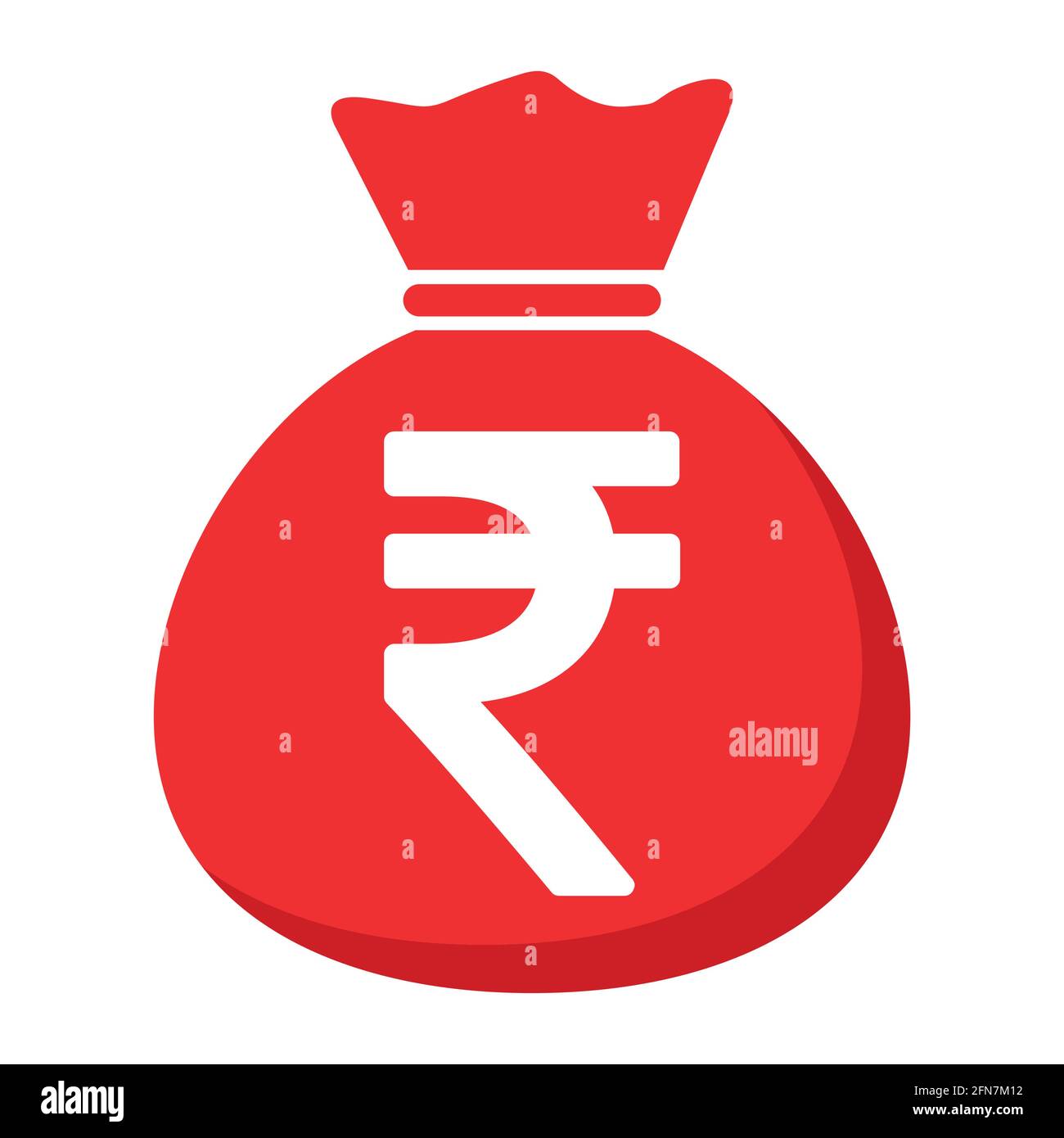 Rupee Sign Red