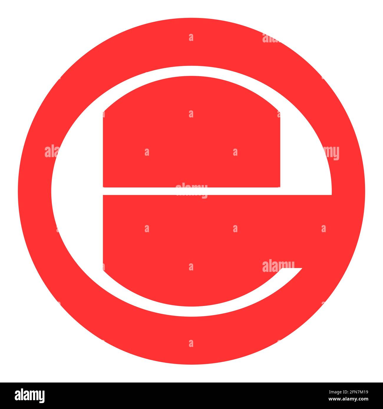 Estimated sign isolated on white background. Label mark vector ...