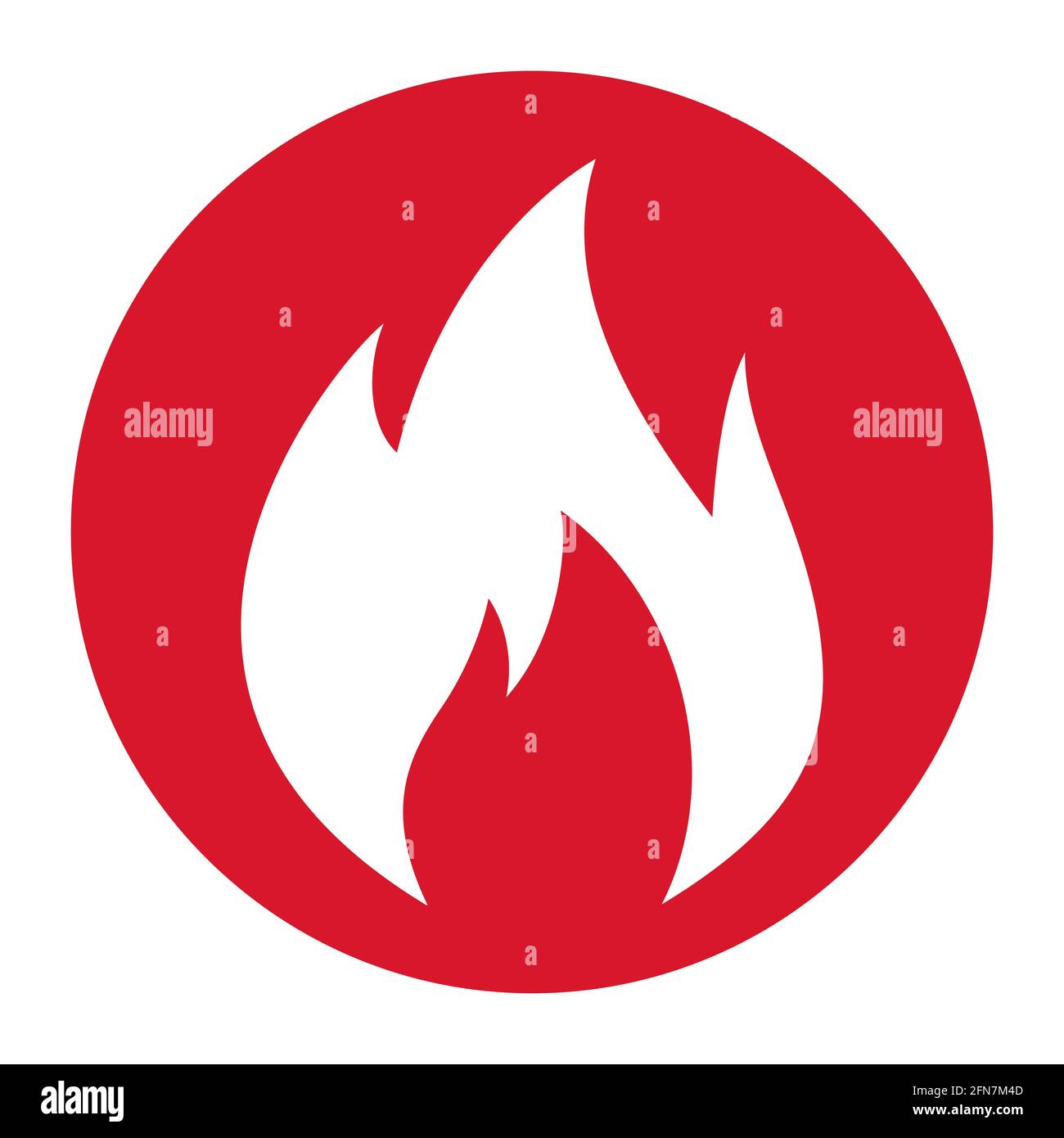 Icono De Fuego Yellow Fire Flame Icon, Cartoon Style 14285455 Vector