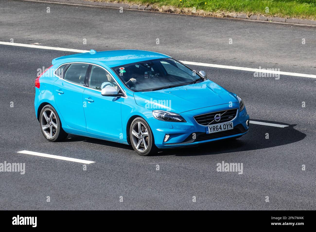 Volvo v40 r design blue cars hi-res stock photography and images - Alamy