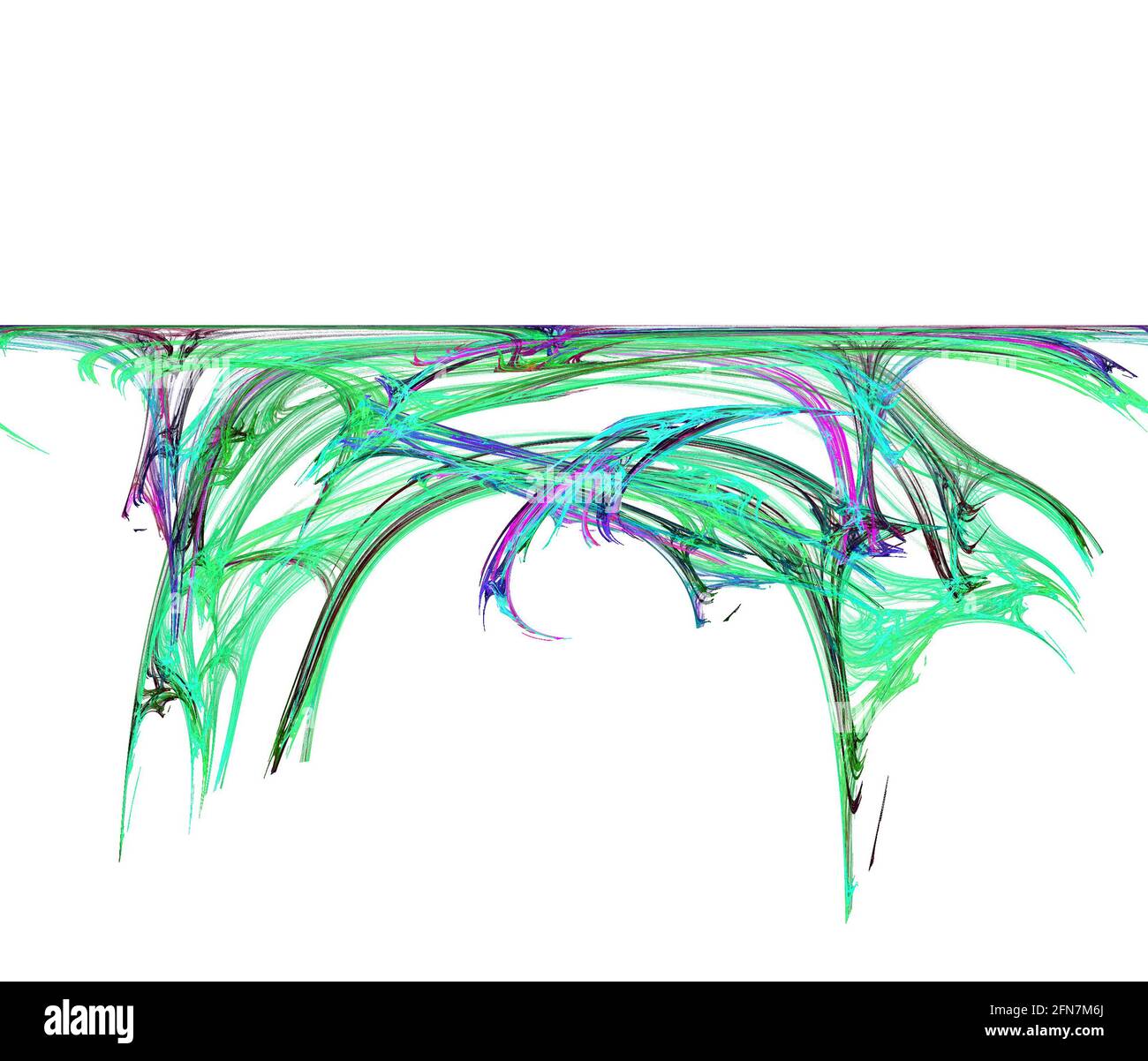 Surreal digital art blue Cut Out Stock Images & Pictures - Alamy