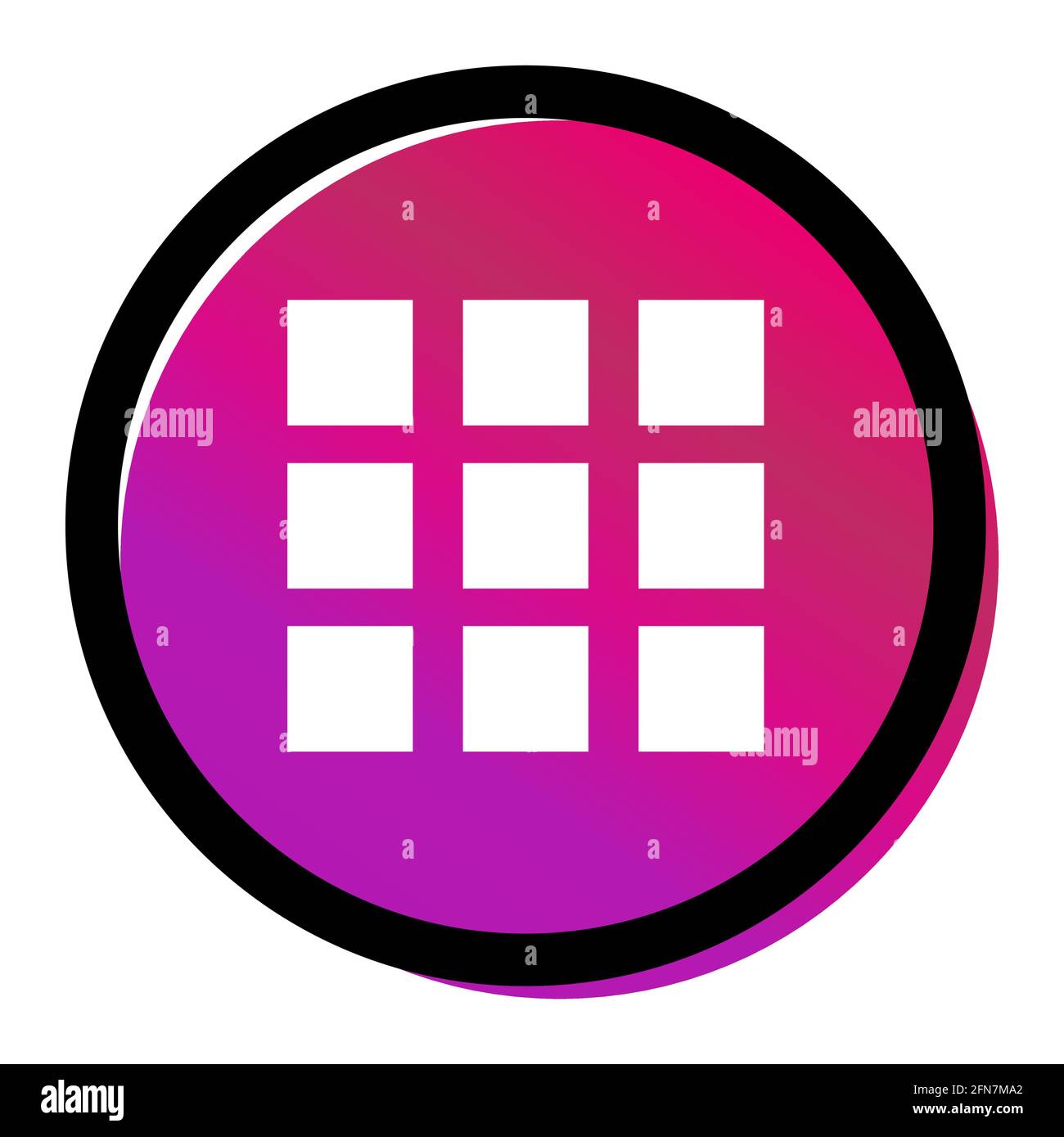 MORE icon, vector symbol isolated on white background for app, mobile ...