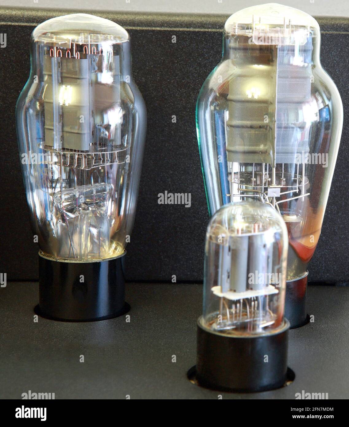 vacuum tube amplifier with 300B triodes Stock Photo - Alamy