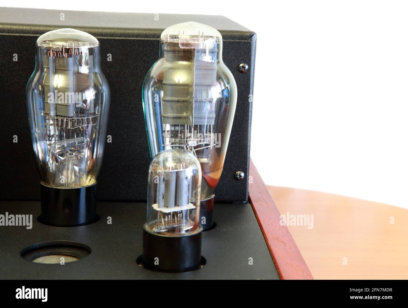 vacuum tube amplifier with 300B triodes Stock Photo - Alamy