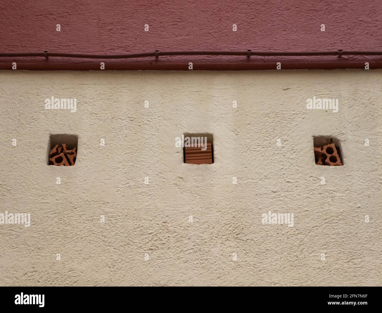 Bricks with holes hi-res stock photography and images - Alamy