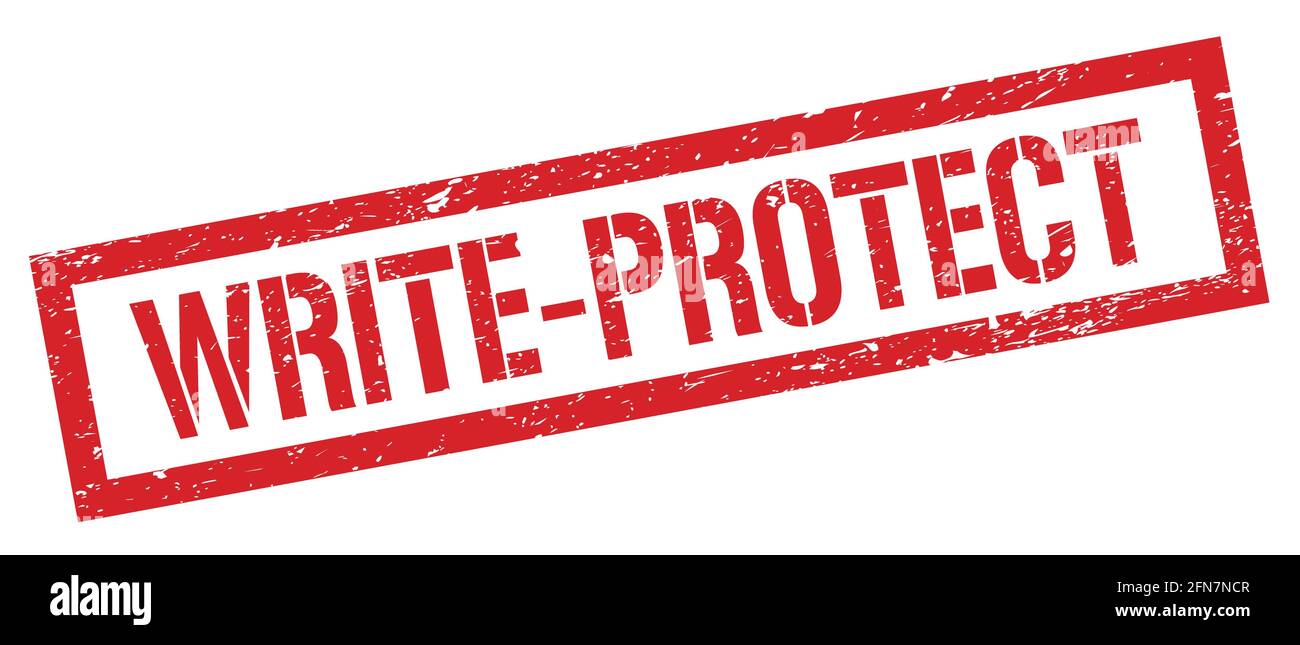 Write protect word hi-res stock photography and images - Alamy