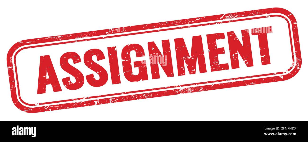 Assignment rubber stamp hi-res stock photography and images - Alamy