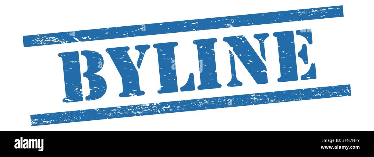 Byline text hi-res stock photography and images - Alamy