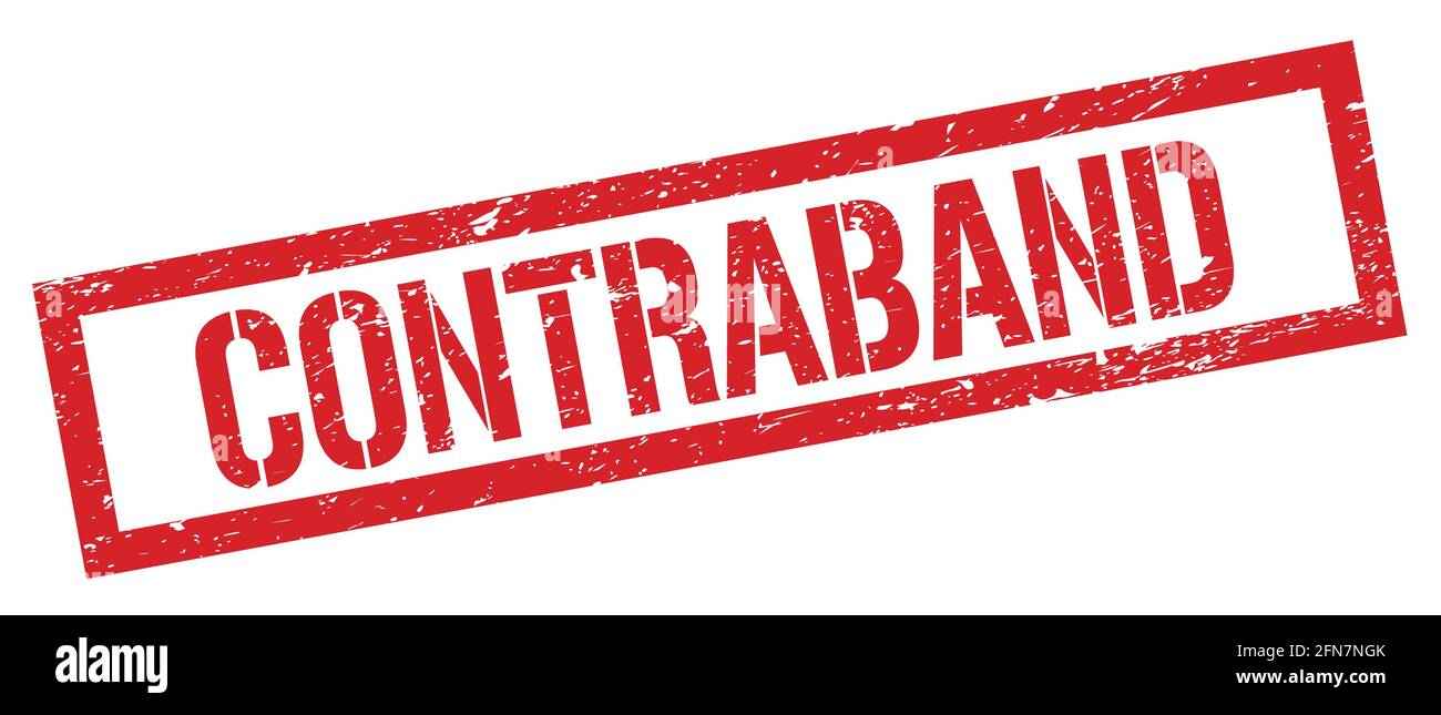 Contraband text hi-res stock photography and images - Alamy