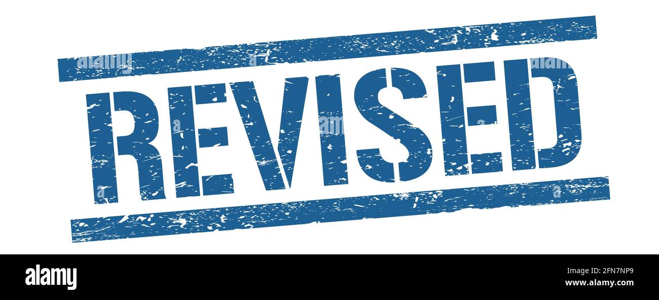 Revised blue hi-res stock photography and images - Alamy