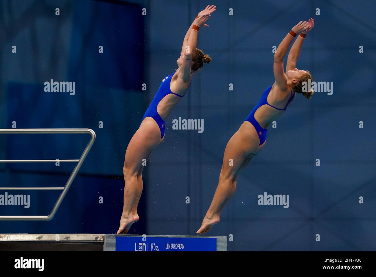 BUDAPEST, HUNGARY - MAY 14: Anne Vilde Tuxen of NorwayÊand Helle ...