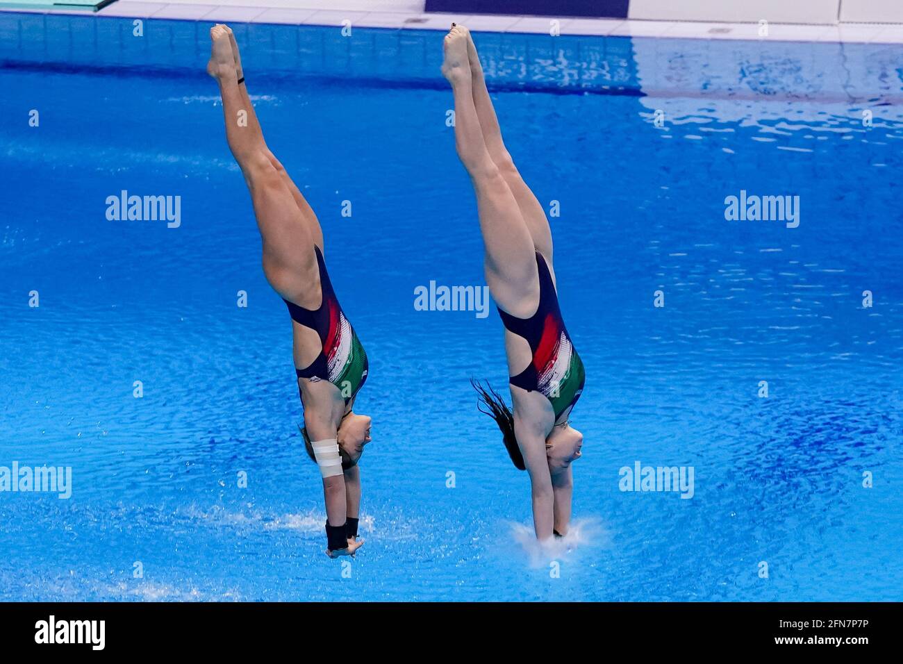 BUDAPEST, HUNGARY - MAY 14: Maia Biginelli of Italy and Elettra Neroni ...