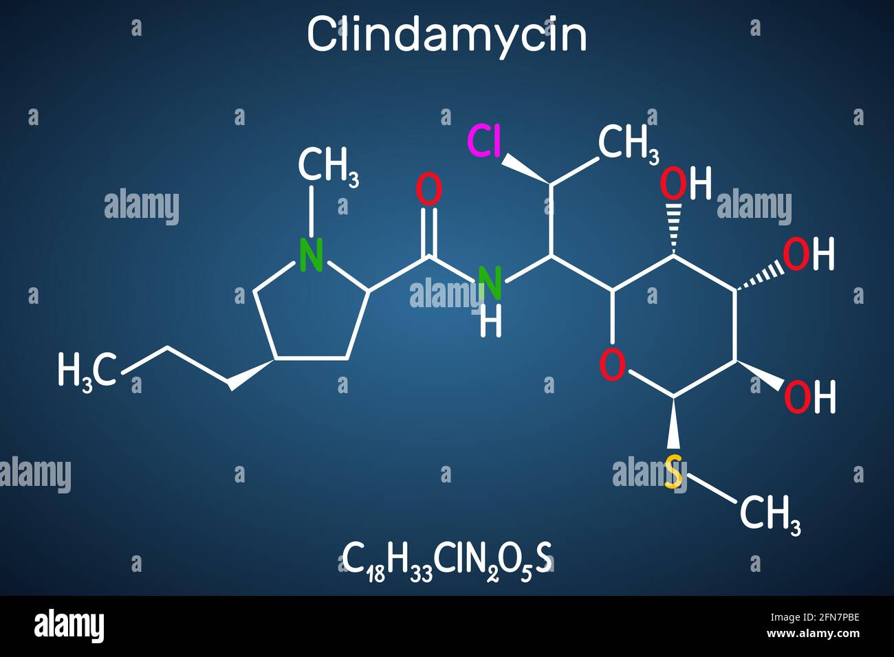 Clindamycin molecular hi-res stock photography and images - Alamy