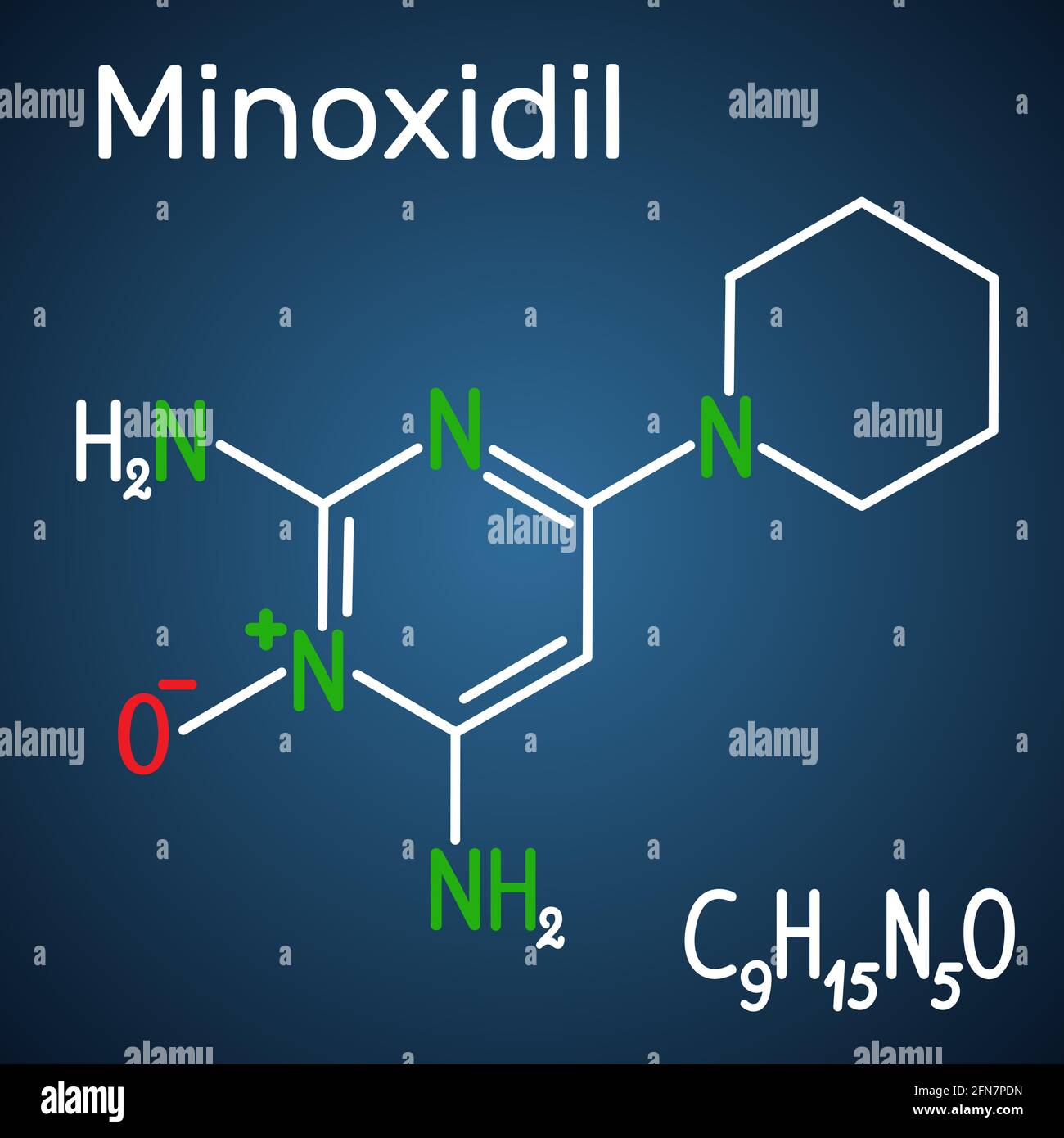 Minoxidil Structure