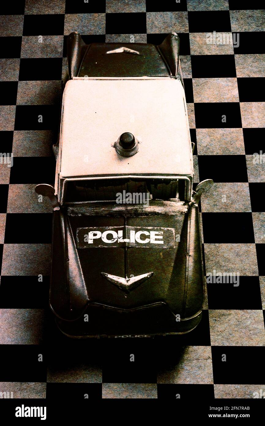 Police Car 1960s High Resolution Stock Photography and Images - Alamy