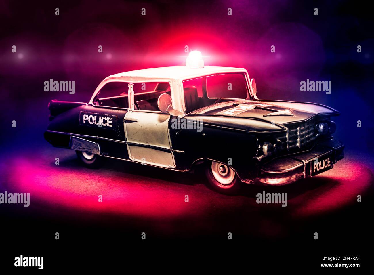 Vintage Police Car Light High Resolution Stock Photography and Images ...